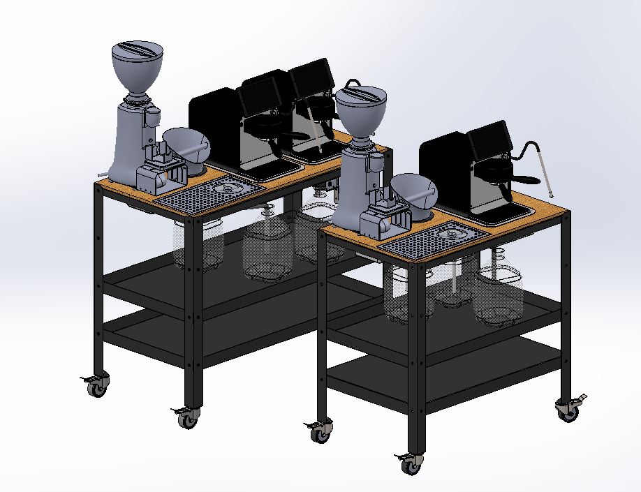 chariot à café Decent